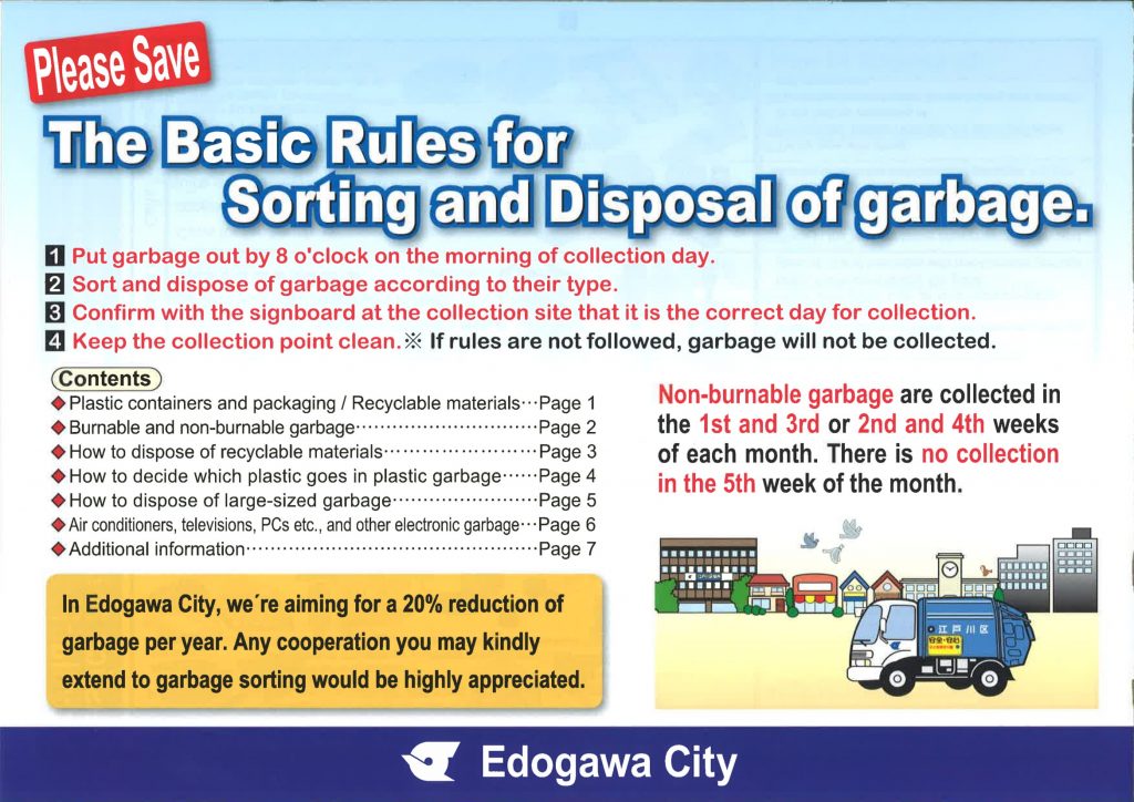 Japanese art of Garbage Sorting and Disposal ! - IndoJapanPulse